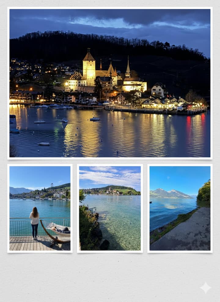 Spiez A Pie De Lago | Vistas | Montaña | Castillo - Thun