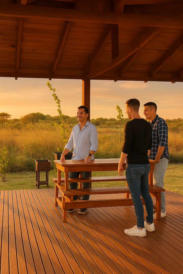 Cabaña Con Piscina En Colón - 聖何塞