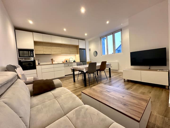 Cosy 6 Pers, Parking Privé & 300m Plage - Berck
