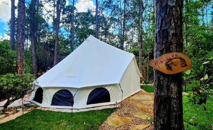 Glamping Yurt At Sandy Creek Resort 
Hibiscus - Foley, AL