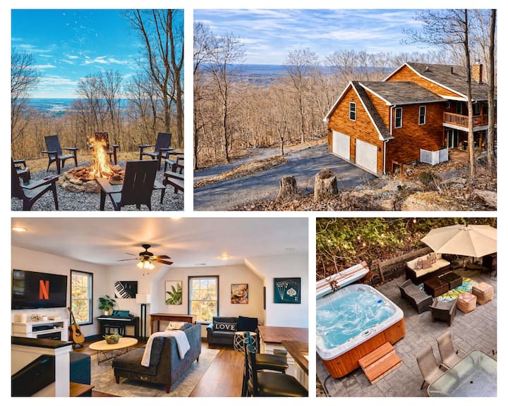 Ridgeview Retreat - Hottub Sauna Forested Patio - West Virginia