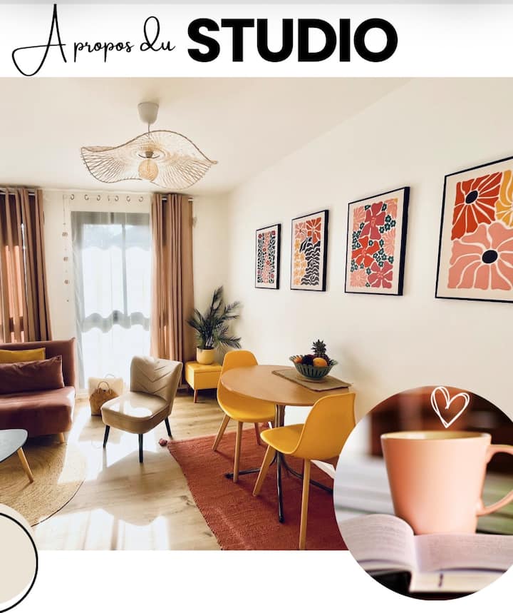 Appartement
Studio Cosy Rénové, Centre Etaples - Étaples
