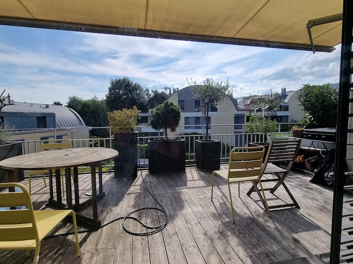 Spacious Duplex, Terrasse, Lake - Thonon-les-Bains