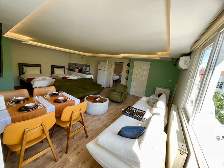 Park Manzaralı 2+1 Jakuzili Mutfaklı Geniş Daire - İstanbul