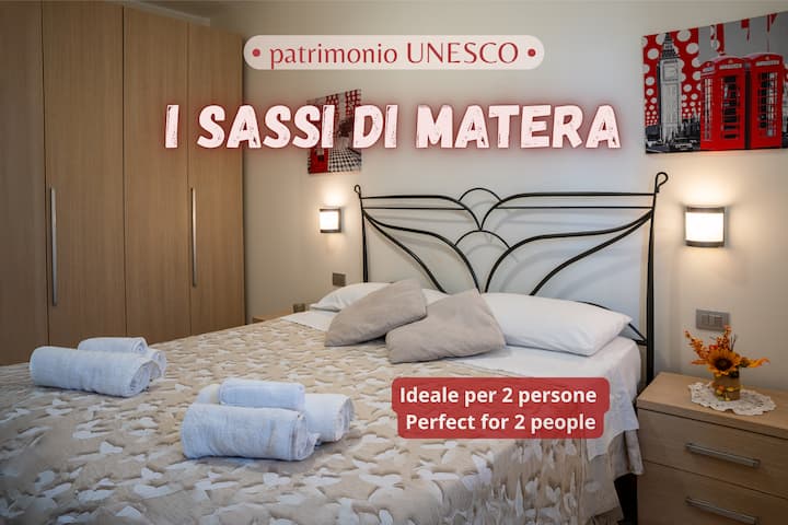 [Sassi Di Matera 10 Min A Piedi] Free-park E A/c - Matera