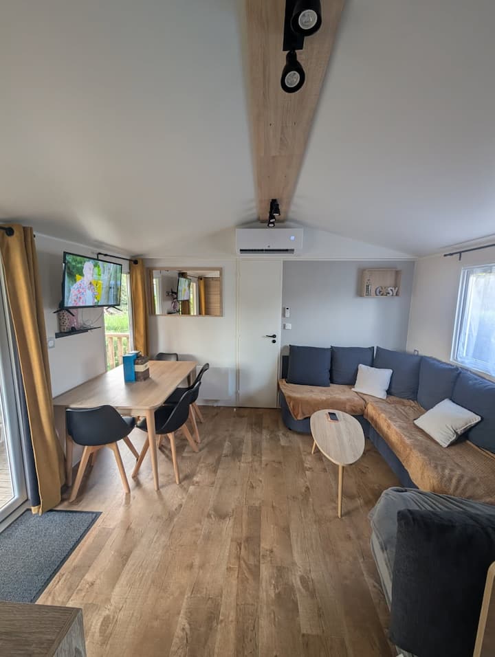 Mobil Home Climatisé 
Camping 5* - Saint-Georges-d'Oléron