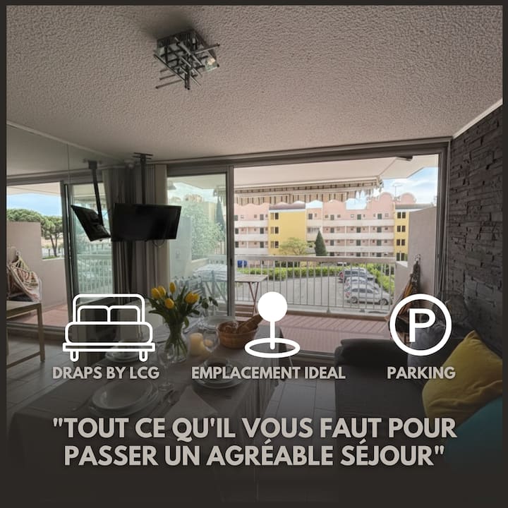 Superbe Appartement  Proche Port Et Village - Gruissan