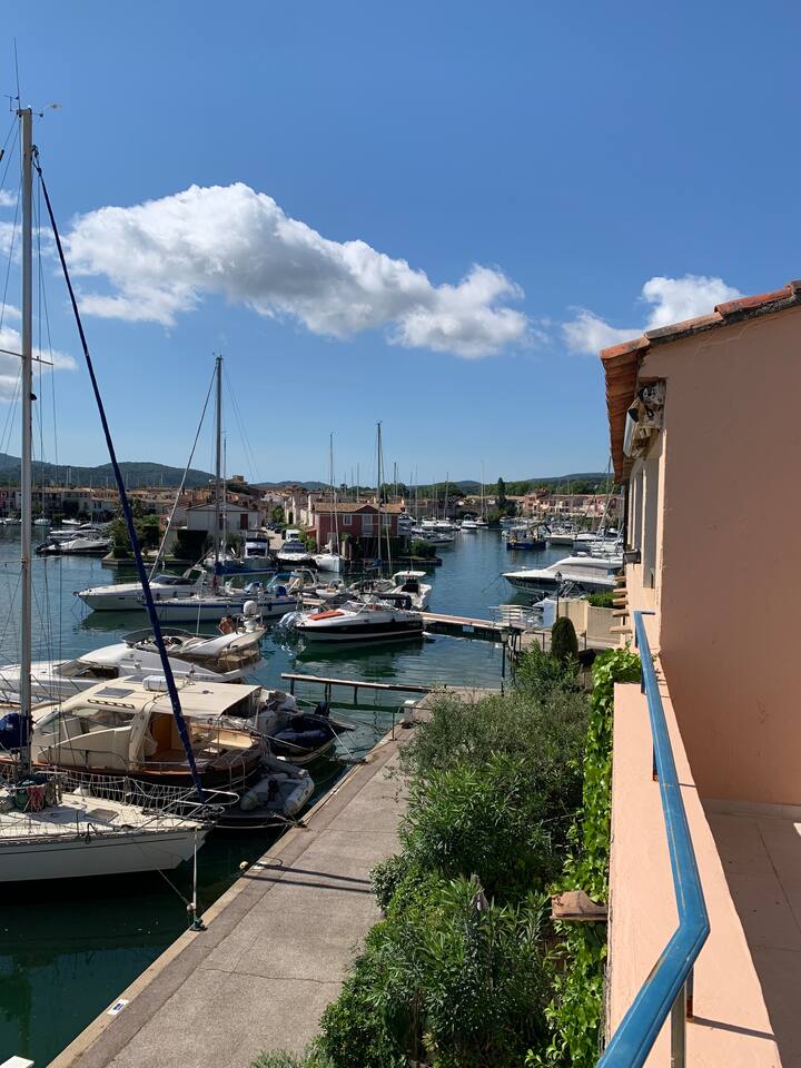 Grimaldines 27 Terrasse Sur La Marina Port Grimaud - Grimaud