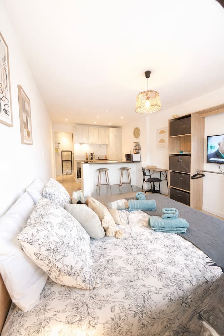 Riviera Studio Cosy. Face Gare. Centre-ville.calme - Aix-les-Bains