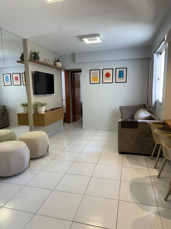 Apt Super Confortável 2 Quartos - Goiânia