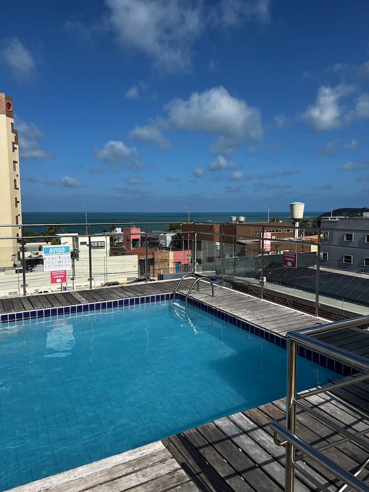 Flat Em Localização Privilegiada A 500m Da Praia - Natal