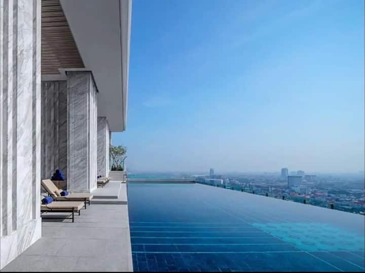208beds Bts Ekkamai City Sukhumvit 42 Swim Gym - Bangkok