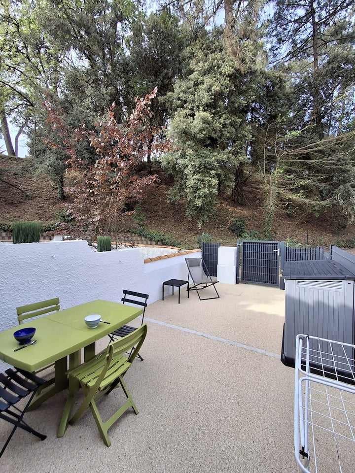 Maison Mitoyenne Avec Terrasse - La Palmyre