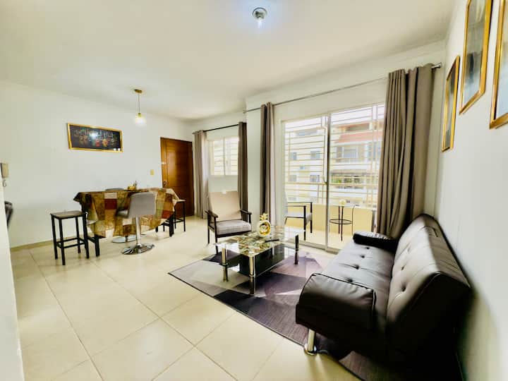 Acogedor Apartamento De 2 Habitaciones En El Dn - Santo Domingo