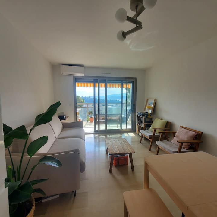 Appartement Mont Boron Avec Piscine - Villefranche-sur-Mer