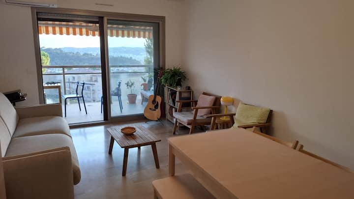 Appartement Mont Boron Avec Piscine - Villefranche-sur-Mer
