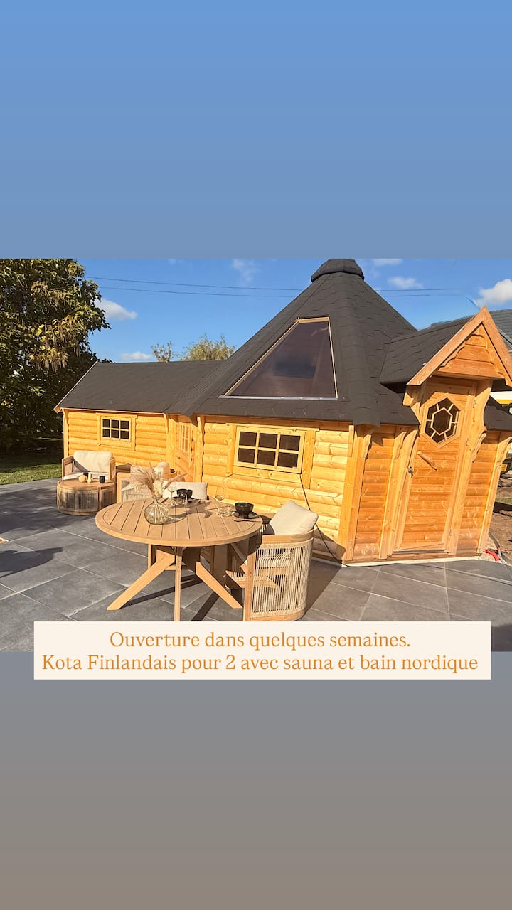 «&nbsp;Le Kota Enchanté&nbsp;» Bain Nordique Et Sauna - Alsace