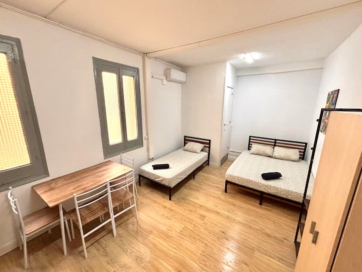 Apartamento-estudio En Centro/ac/e - Barcelone