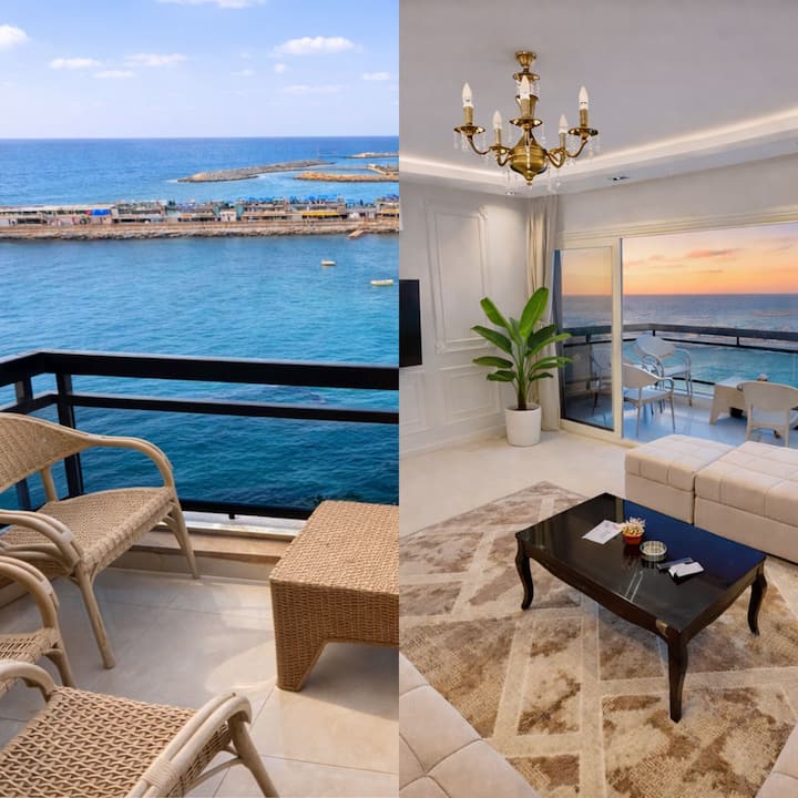 Alex Homes - Gleem 103 Luxury With Direct Sea View - Alexandria