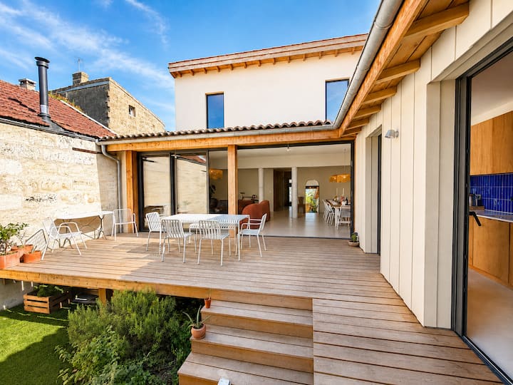 Maison 10p · Jardin Privé · Clim · 5min Centre - Bordeaux