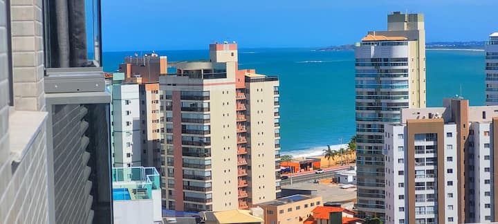 Vista Pro Mar Da Varanda + Academia, Ar, E Piscina - Vila Velha