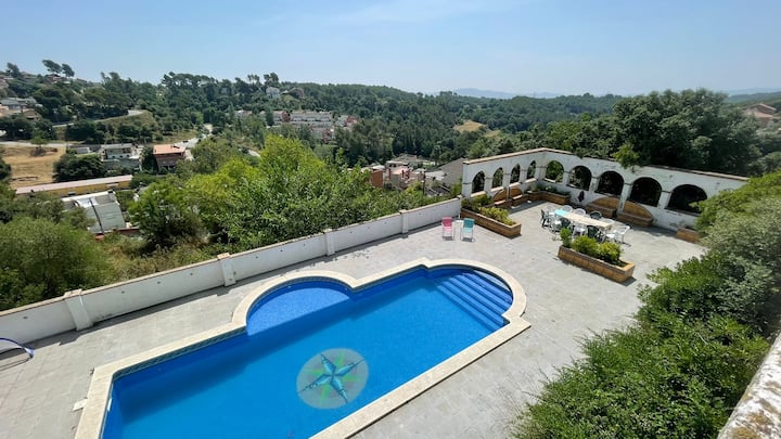 Villa Con Piscina A 35 Min Bcn · Familias Y Relax - Caldes de Montbui