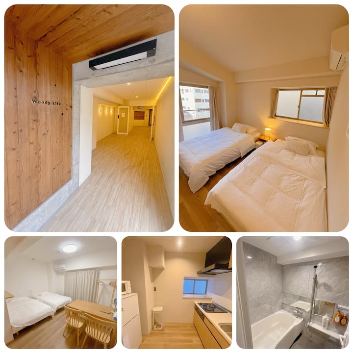 Usj 10min｜bentencho 4 Beds 50㎡｜luggage Storage - Osaka