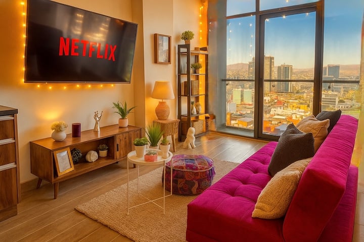 Suite Boutique Con Vista A La Ciudad Cerca De Todo - Tijuana