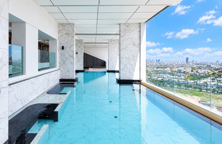 <M30>rama 9 New Loft Condo 2 Bed /Near Rca - Bangkok