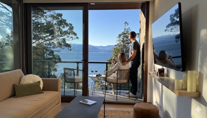 Jaw Dropping Lake Sunsets! - Apt For 6 - San Carlos de Bariloche