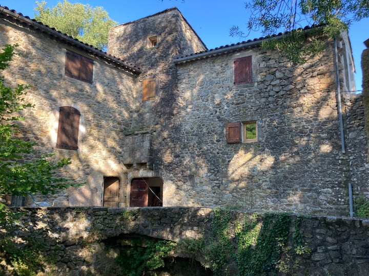 Moulin Avec Accès Privé Rivière - Anduze