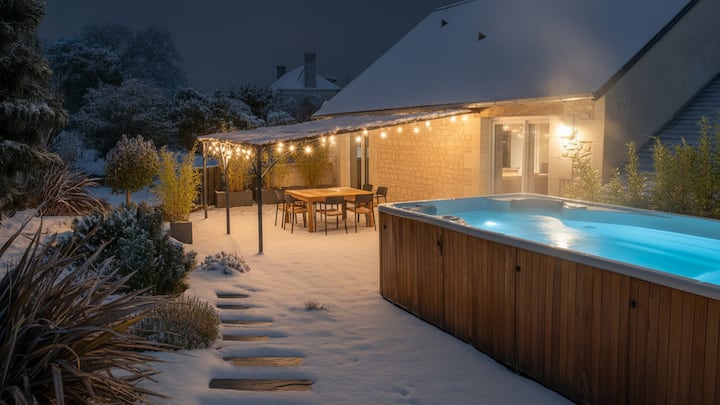 L’oasis De Belle Cave, Baignade 4 Saisons - Touraine