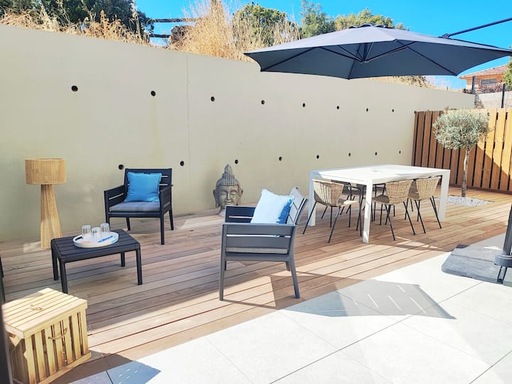 T3 Neuf Lumineux, Terrasse & Box - Proche Plages - Zonza