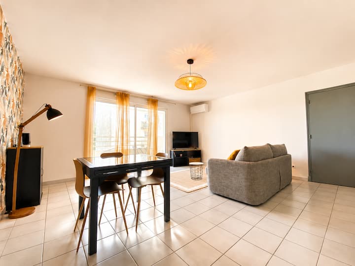 La Palmeraie:t2, Terrasse, Clim, Pkg, Centre Ville - Montpellier