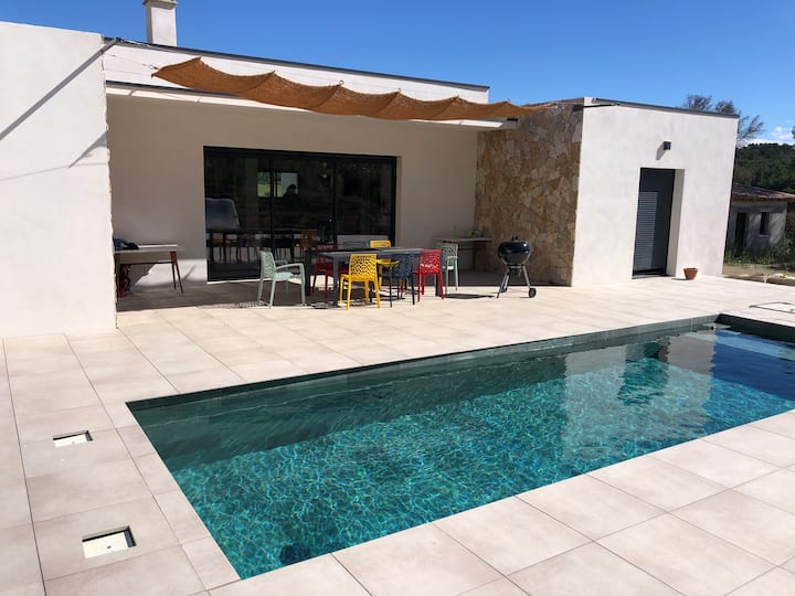 Villa Avec Piscine Pour 8 Pers - Calvisson