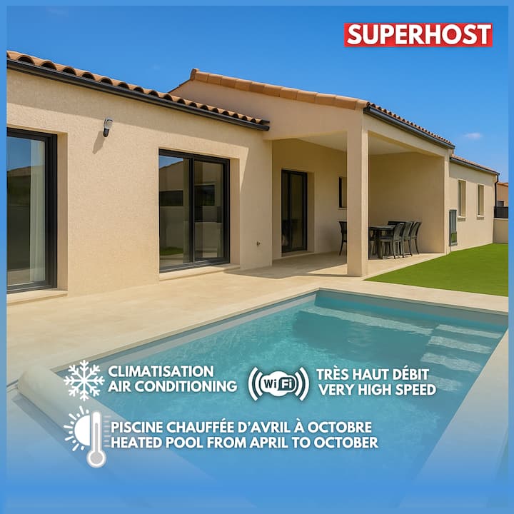Casa Amarante - Piscine Privée - Sigean