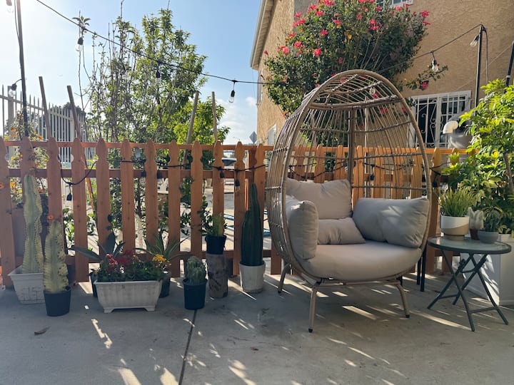 Camper At The La Watts Towers - Los Angeles, CA