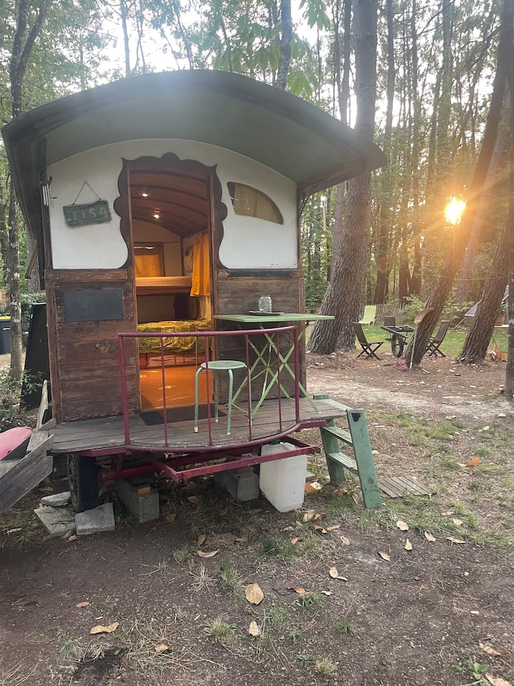 Roulotte Dans La Forêt - Herbignac