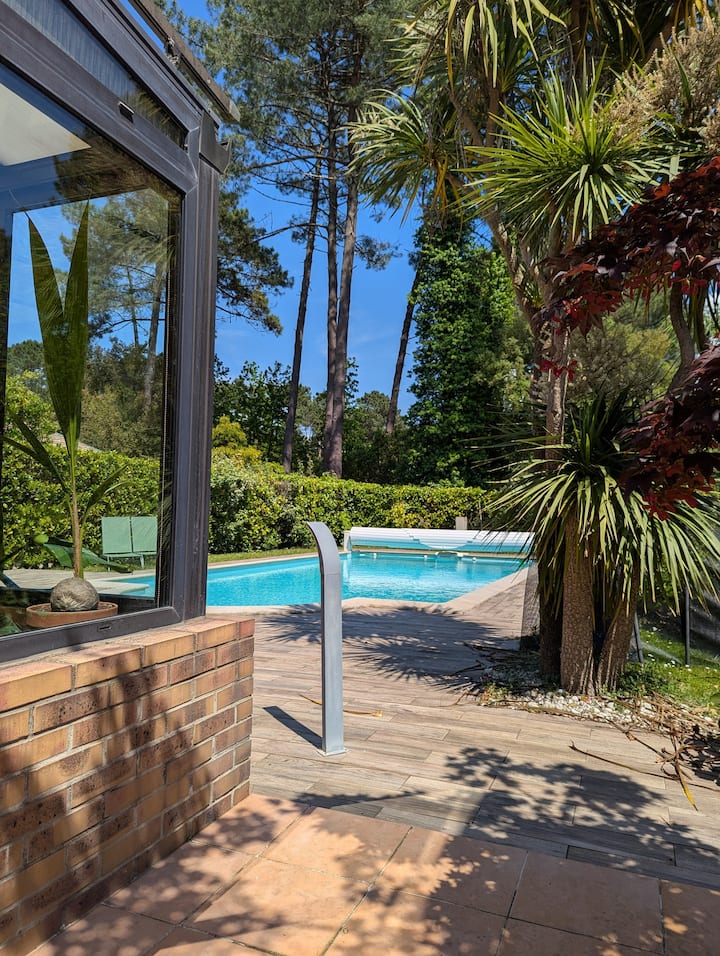 Villa 150m2 - Piscine Chauffée Et Forêt - Hossegor