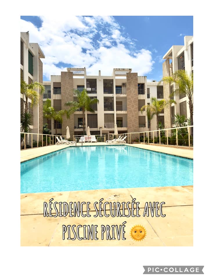 Appartement Cosy & éLégant Au Parc Prestigia - Fes