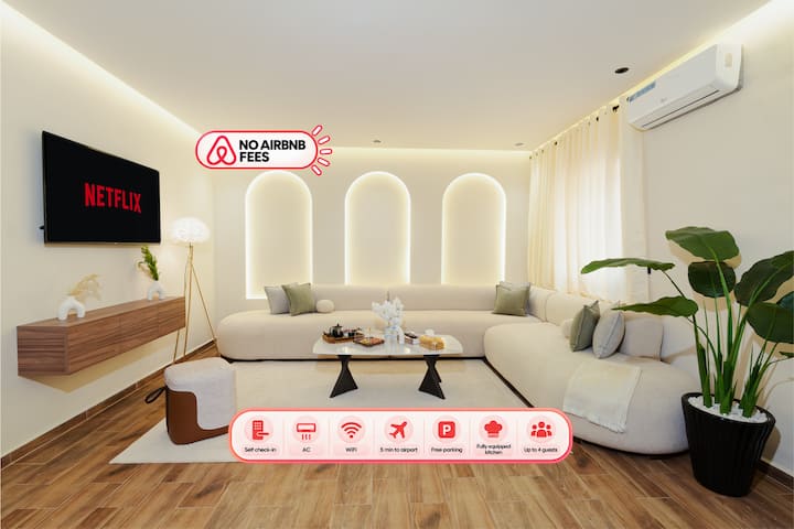 Luxe 2ch Appart 5 Min Aéroport Centre Modern - マラケシュ