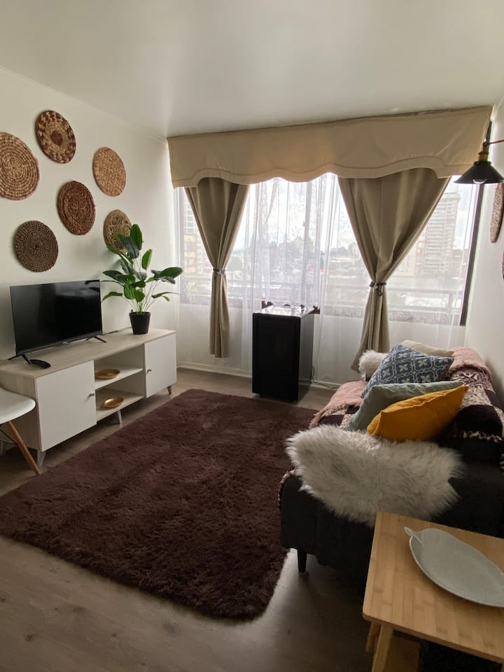 Departamento Central 2d + Estacionamiento Gratuito - Temuco