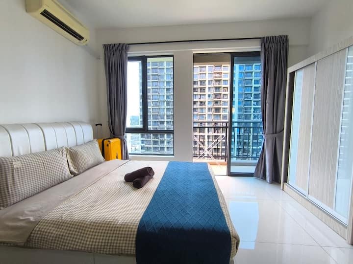 Central Park 2pax Comfort Studio Netflix By Stay - Skudai