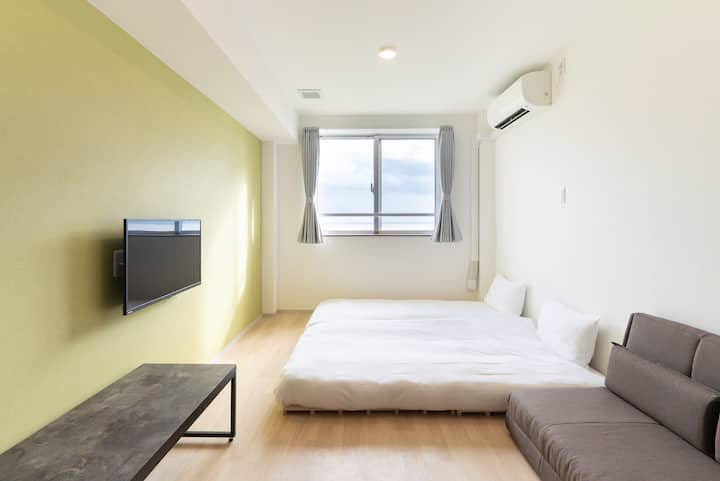 Low Bed Twin-city View｜new Apt Hotel｜long Stays - Ishigaki