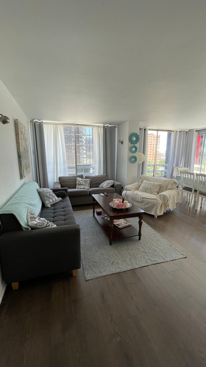 Lado Mall Parque Arauco Muy Cómodo 3 Habitaciones - Vitacura