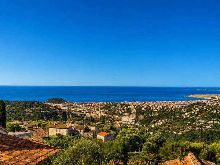 Maison Vue Mer Charme Provençal - Nice