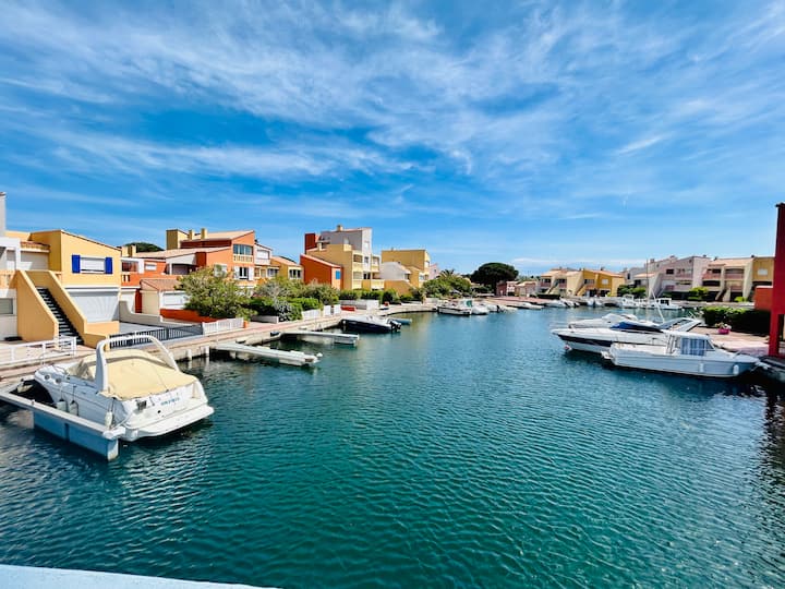 Nautica Superbe T.2 Vue Lac Marin, Piscine Clim - Torreilles