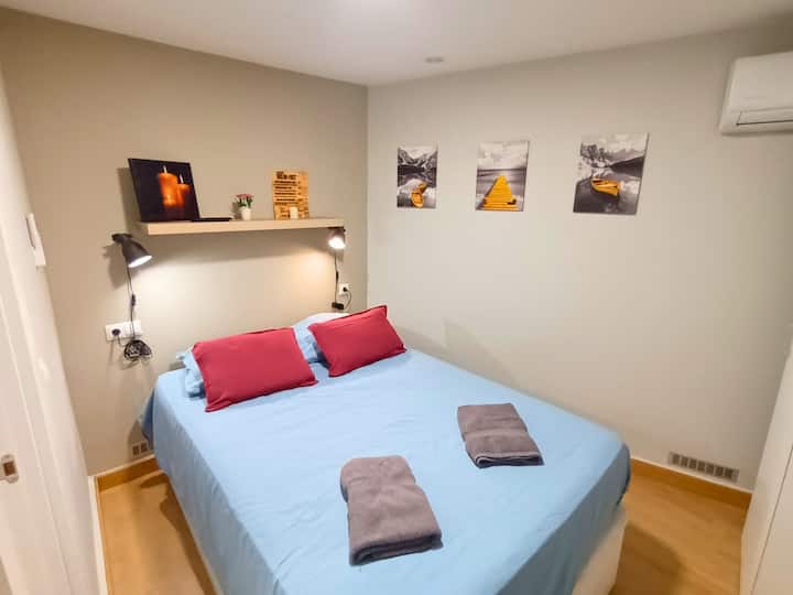 Acogedora Habitación 15' Bernabéu 15 Metro Centro - Madrid