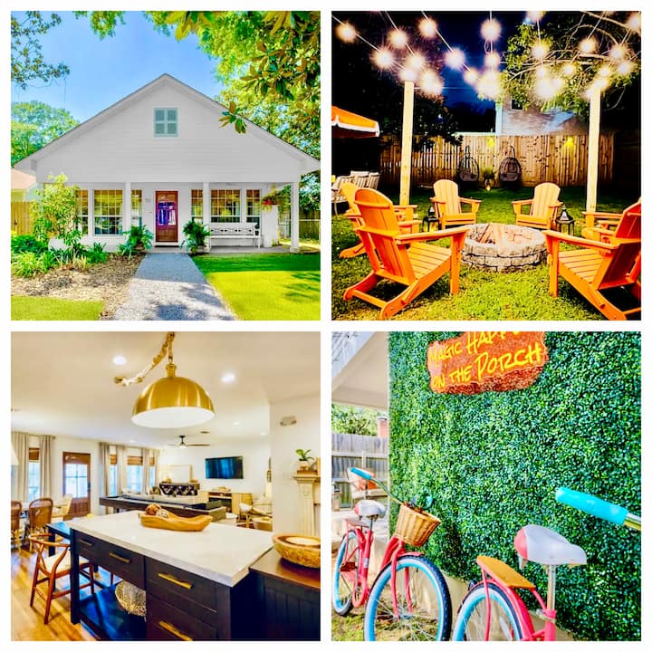 The Porch House Off Front Beach Center Of It All - Ocean Springs, MS