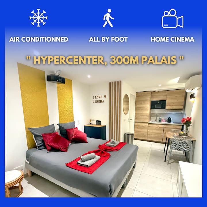 Le Piéton 003 : Clim, Home Cinema, Palais à 300m - Cannes